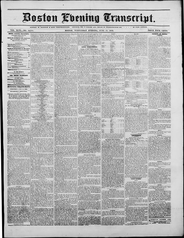 Boston Evening Transcript - Digital Commonwealth