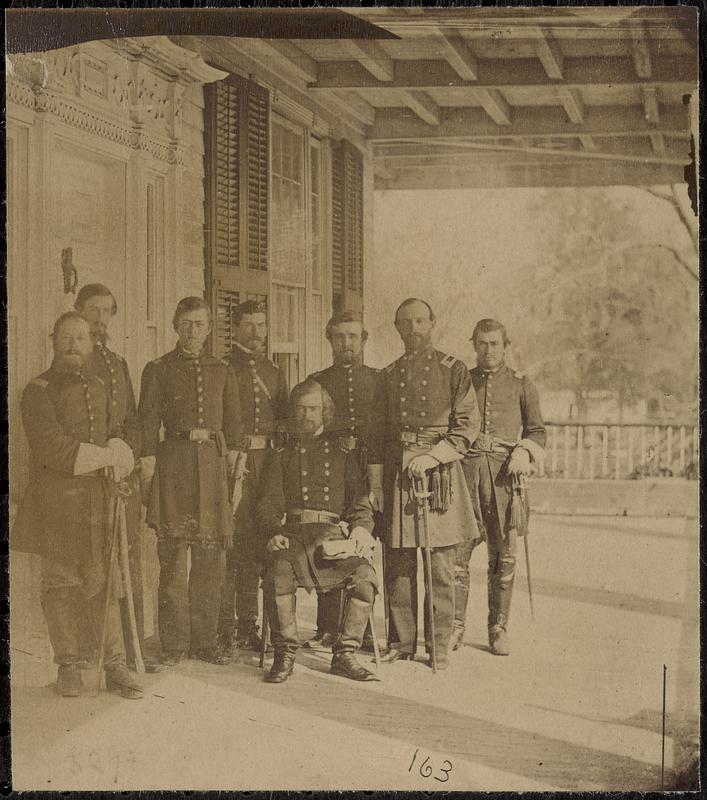 General I. I. Stevens and staff, Beaufort, S.C., March, 1862 - Digital ...