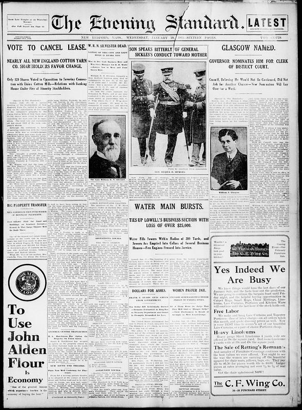 Evening Standard. January 29, 1913 - Digital Commonwealth