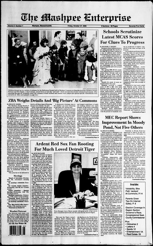 The Mashpee Enterprise. October 27, 2006 - Digital Commonwealth