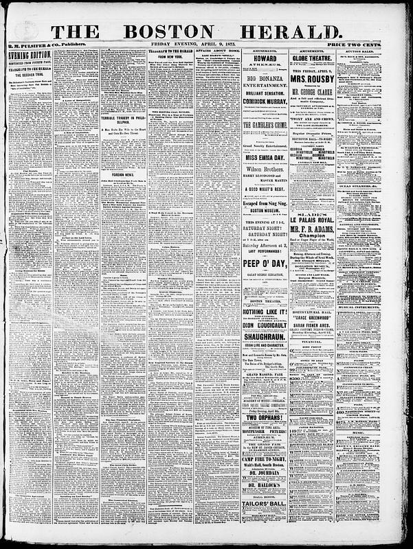 The Boston Herald. April 09, 1875 - Digital Commonwealth