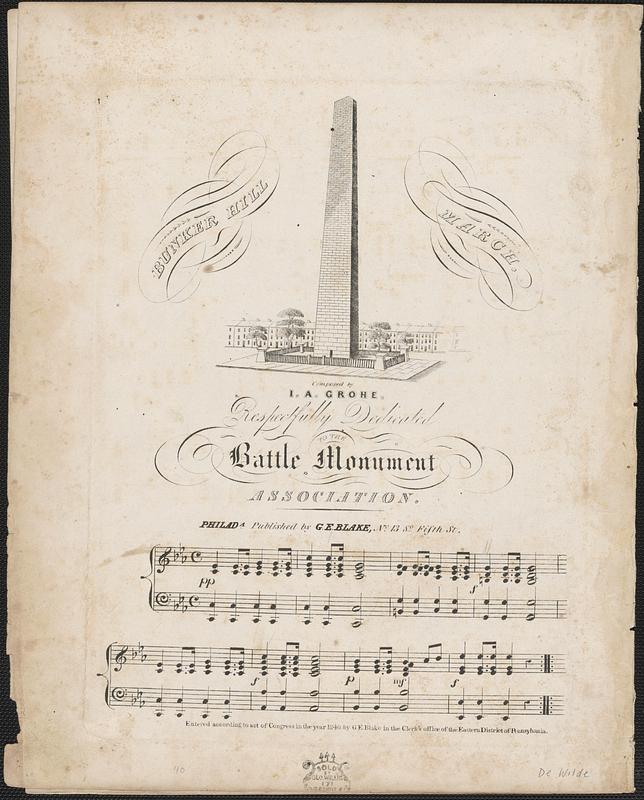 Bunker Hill march - Digital Commonwealth