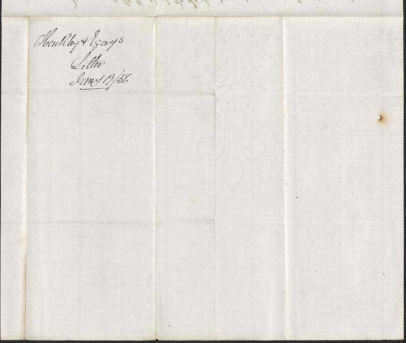 Hinckley and Egery to W. A. Harrington, 19 January 1856 - Digital ...