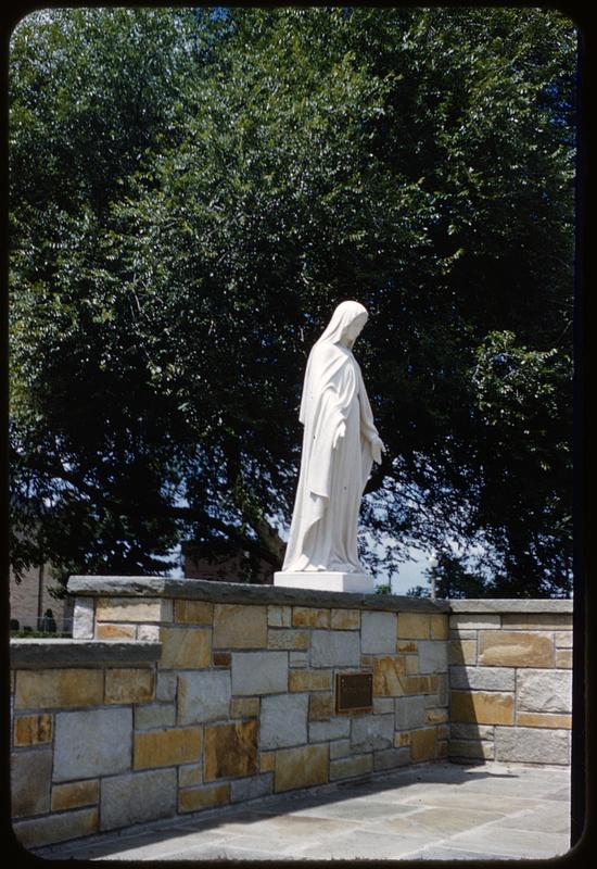 Statue, St. Polycarp's - Digital Commonwealth