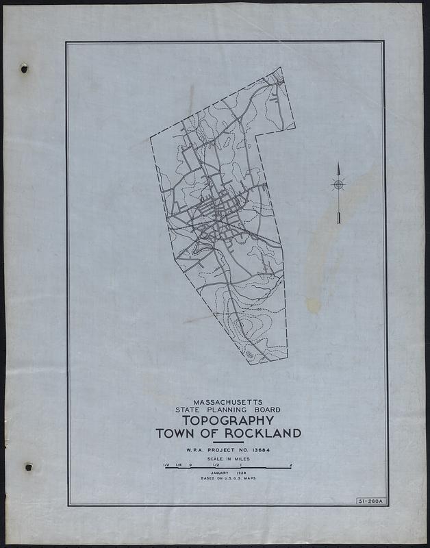 Topography Town of Rockland - Digital Commonwealth