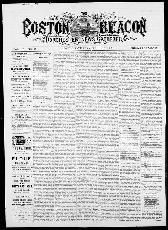 The Boston Beacon and Dorchester News Gatherer, April 15, 1882 ...