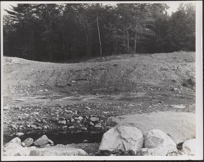 Northwest slope showing spillway area - Digital Commonwealth