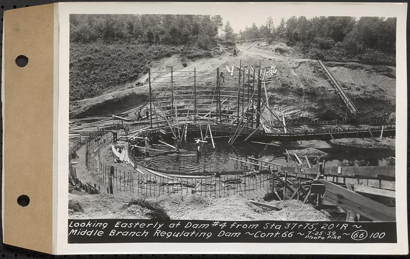 Contract No. 66, Regulating Dams, Middle Branch (New Salem), and East ...