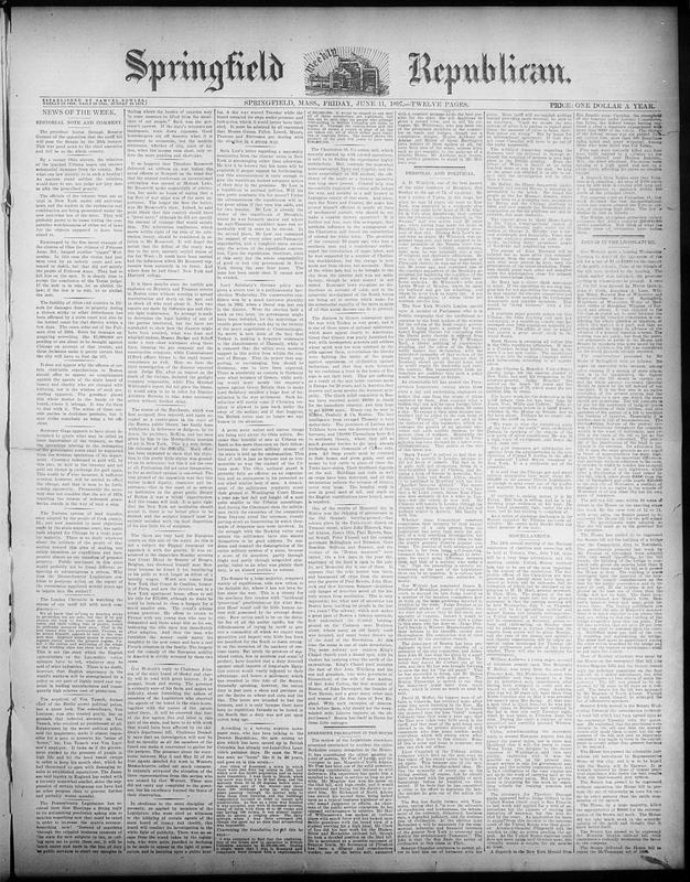 Springfield Weekly Republican. June 11, 1897 - Digital Commonwealth