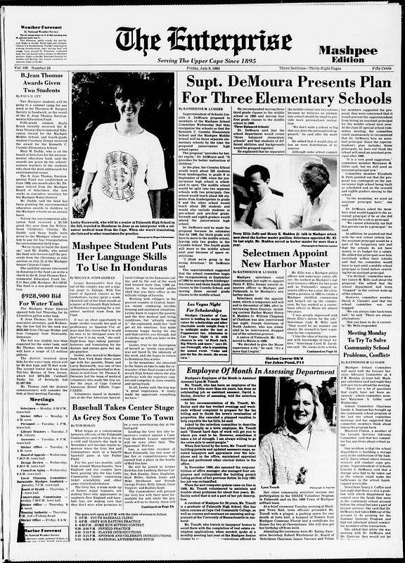 The Mashpee Enterprise. July 09, 1993 - Digital Commonwealth