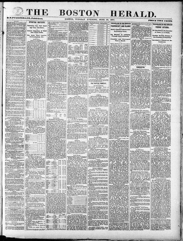 The Boston Herald. June 19, 1877 - Digital Commonwealth