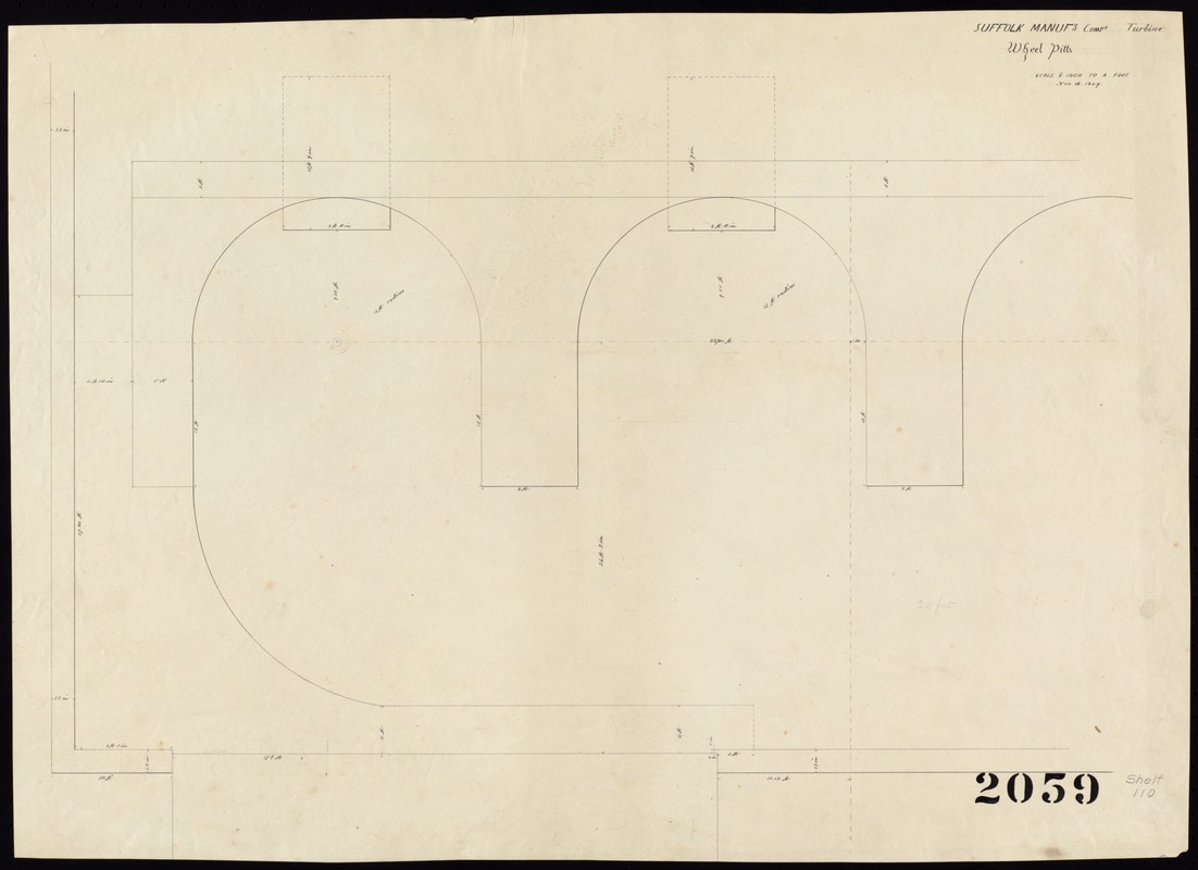 Turbine. Wheel pits - Digital Commonwealth