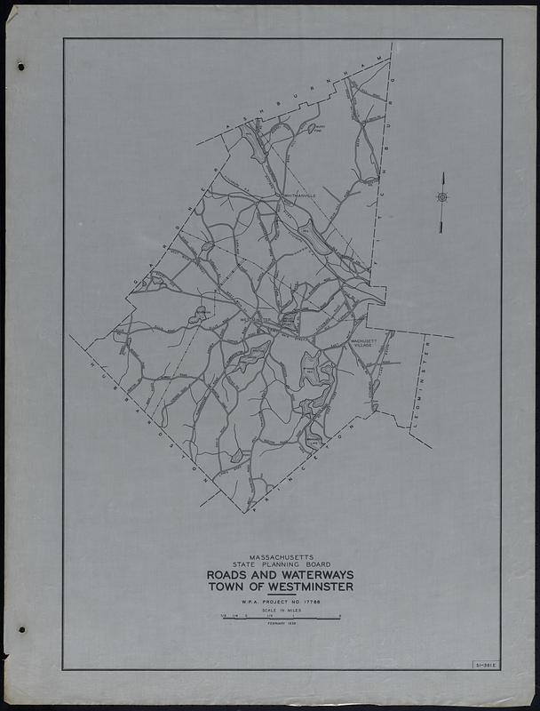 Roads and Waterways Town of Westminster - Digital Commonwealth