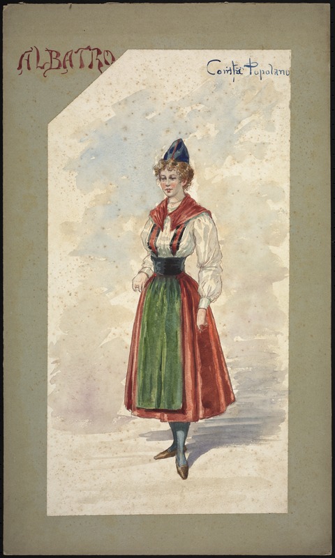 Corista popolana - Digital Commonwealth