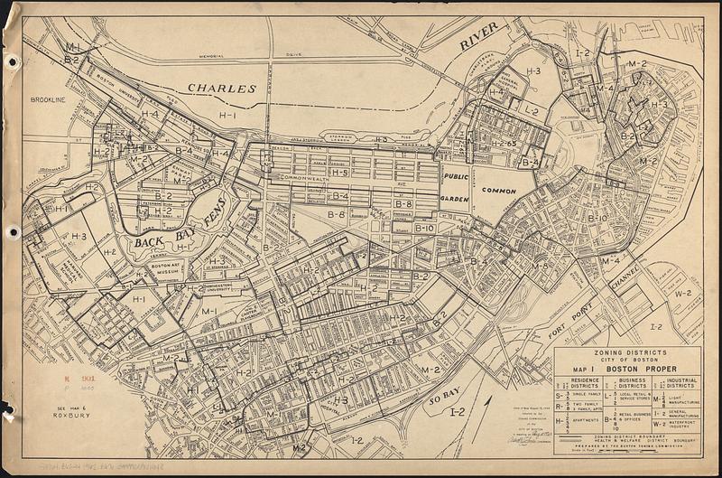 Zoning districts, city of Boston - Digital Commonwealth