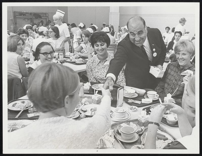 Hands Across the Table - Mayoral candidate and businessman Nicholas ...