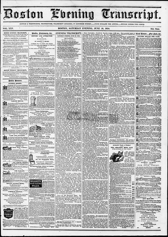 Boston Evening Transcript - Digital Commonwealth