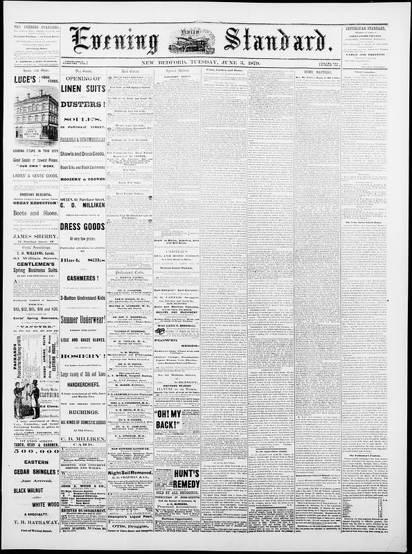 Evening Standard. June 03, 1879 - Digital Commonwealth