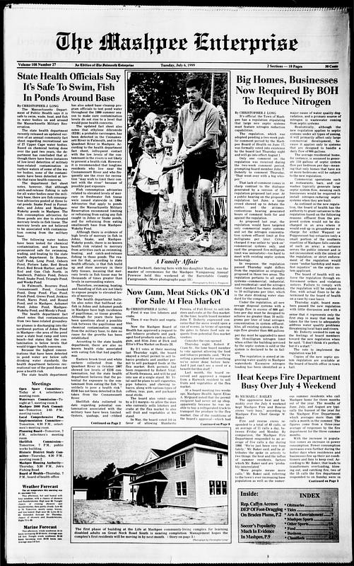 The Mashpee Enterprise. July 06, 1999 - Digital Commonwealth