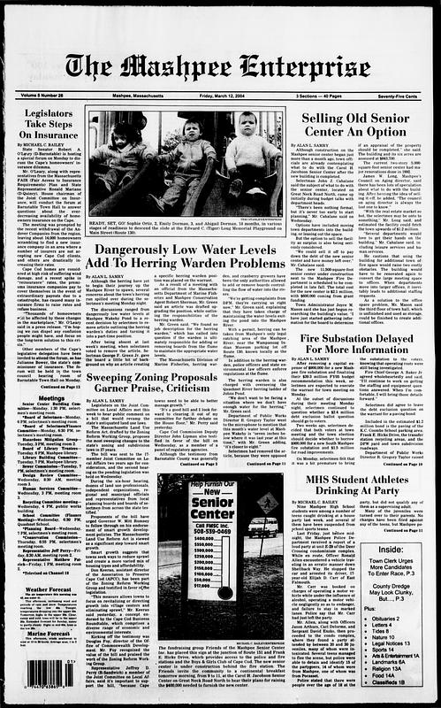 The Mashpee Enterprise. March 12, 2004 - Digital Commonwealth