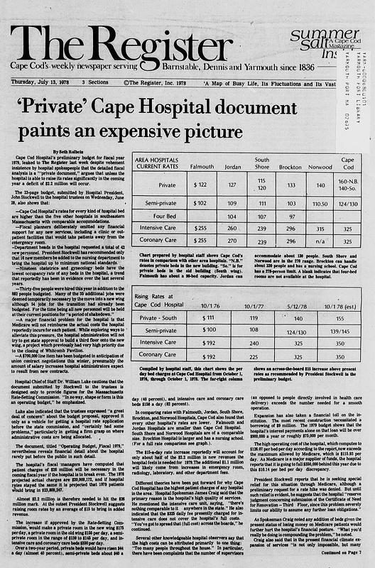 The Register. July 13, 1978 - Digital Commonwealth