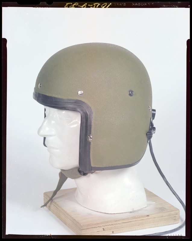 CEMEL, CVC/CP prototype helmet - Digital Commonwealth