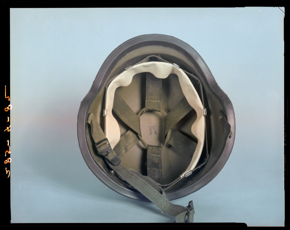 Helmet, interior view - Digital Commonwealth