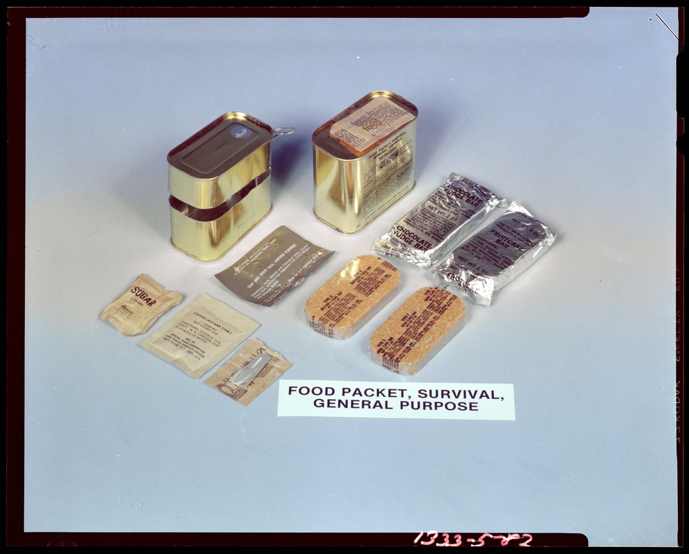 Food lab, food packet, survival - general purpose - Digital Commonwealth