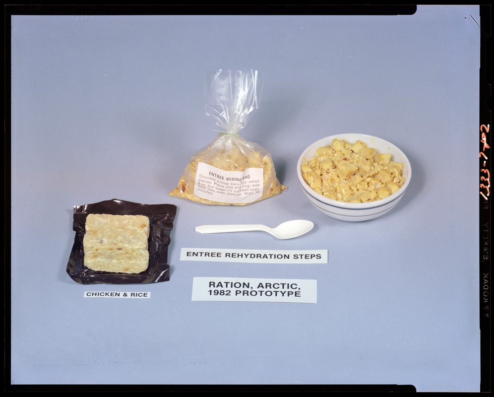 Food lab, artic ration, 1982 prototype - Digital Commonwealth