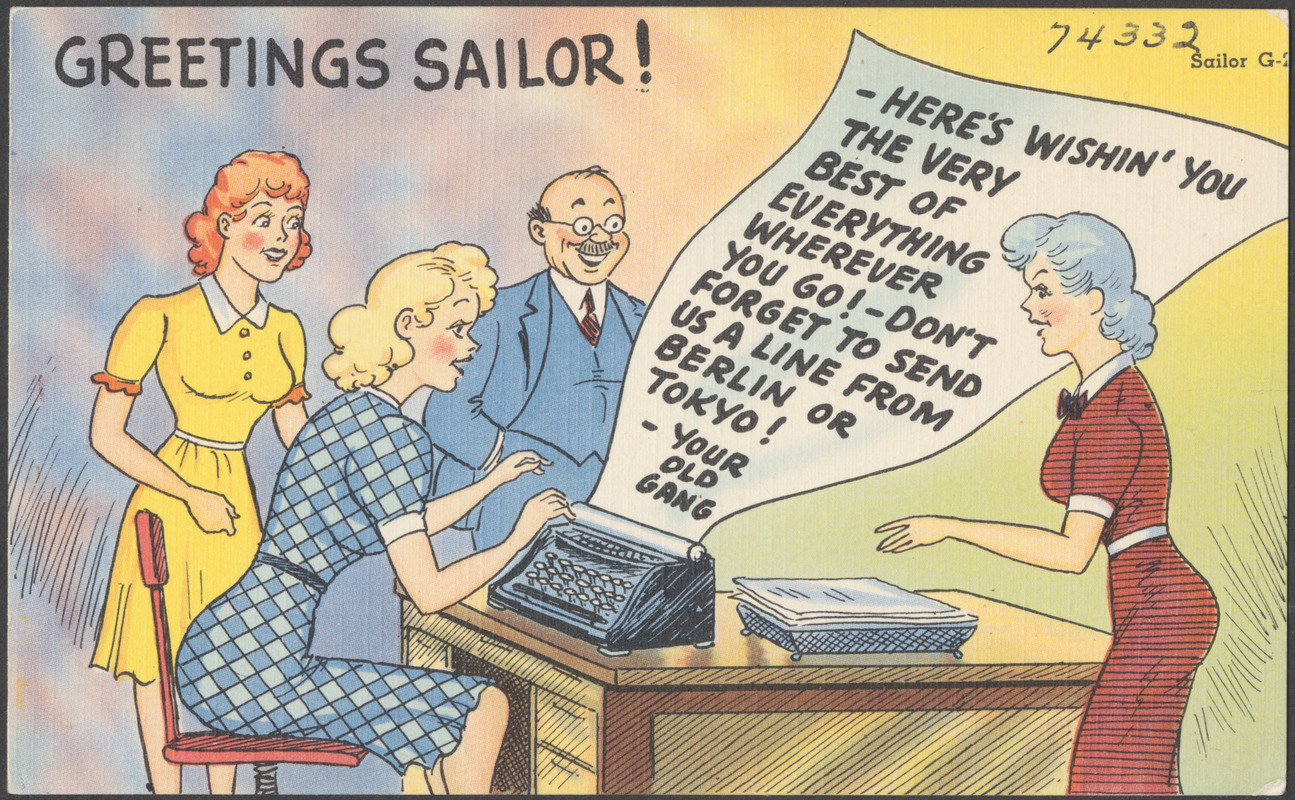 Greetings sailor! - Digital Commonwealth