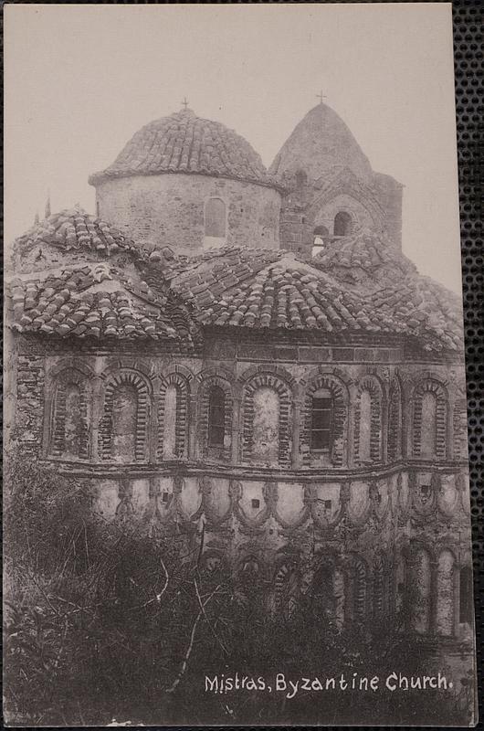 Mistras, Byzantine church - Digital Commonwealth