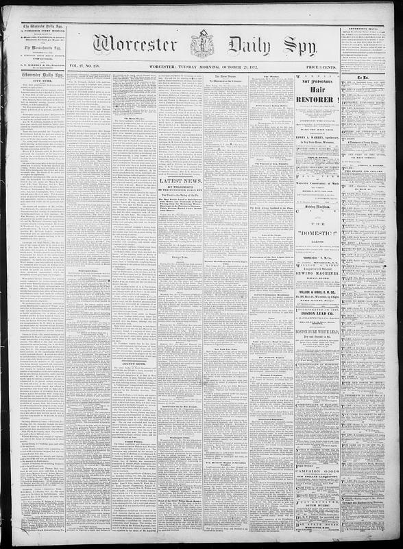 Worcester Daily Spy - Digital Commonwealth