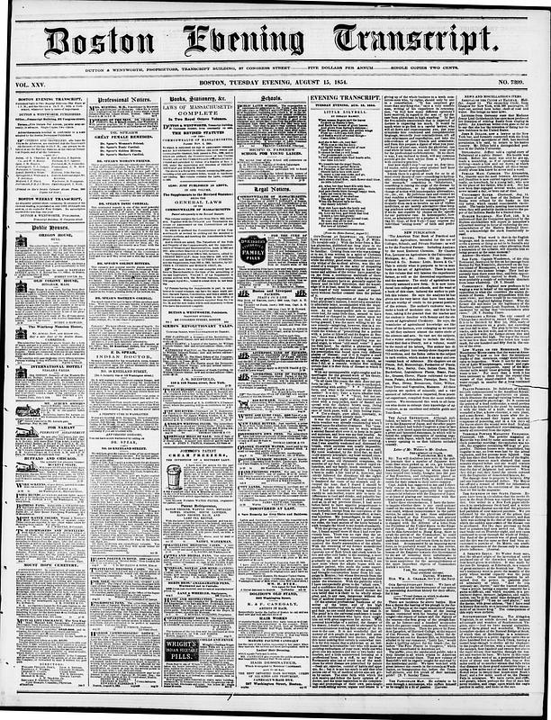 Boston Evening Transcript - Digital Commonwealth