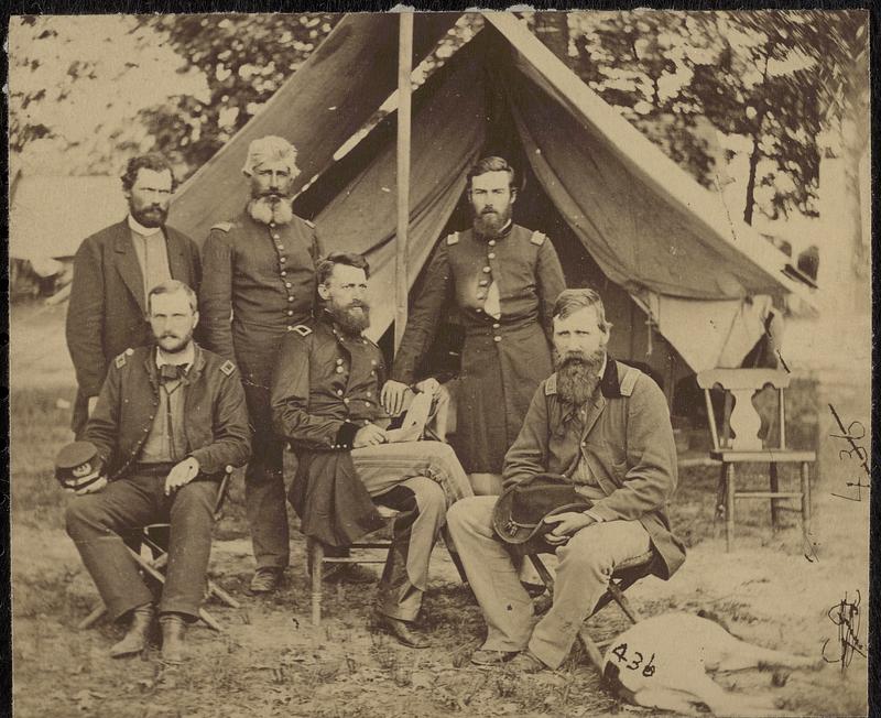 Gen. George Stoneman and staff, near Fair Oaks, June, 1862 - Digital ...