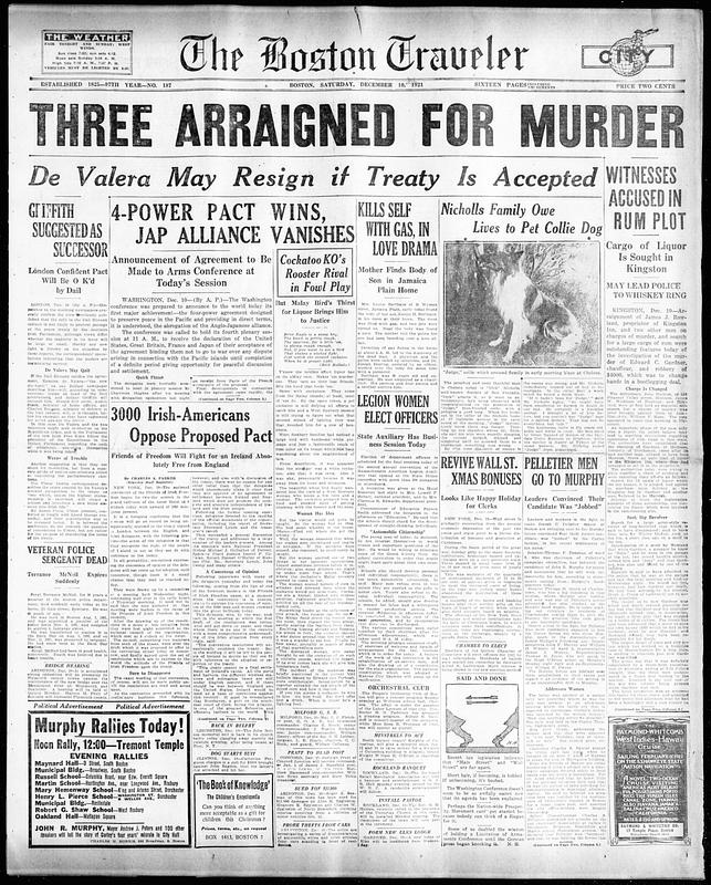 The Boston Traveler. December 10, 1921 - Digital Commonwealth