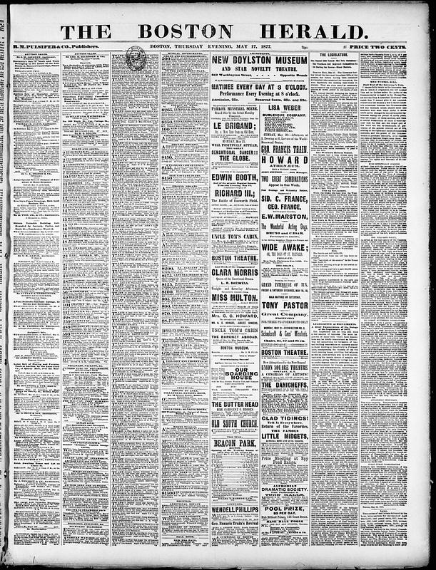 The Boston Herald. May 17, 1877 - Digital Commonwealth