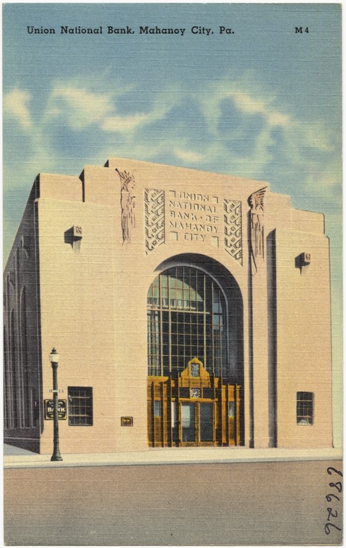 Union National Bank, Mahanoy City, Pa. - Digital Commonwealth