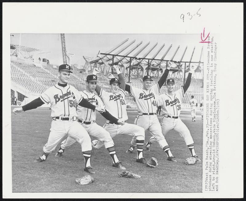West Palm Beach, Fla. – Pitchers Get Kinks Out – Milwaukee Braves ...