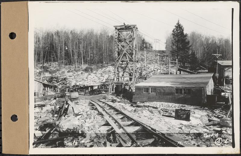 Contract No. 4, Sinking Shaft 5 for Wachusett-Coldbrook Tunnel, Rutland ...