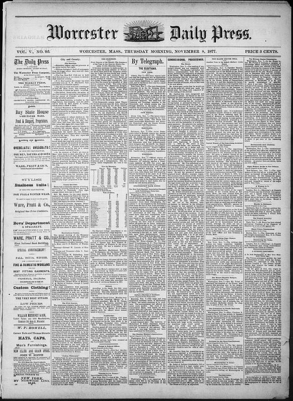 Worcester Daily Press - Digital Commonwealth