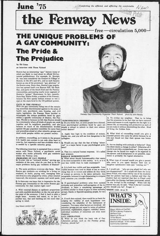 The Fenway News. June 01, 1975 - Digital Commonwealth
