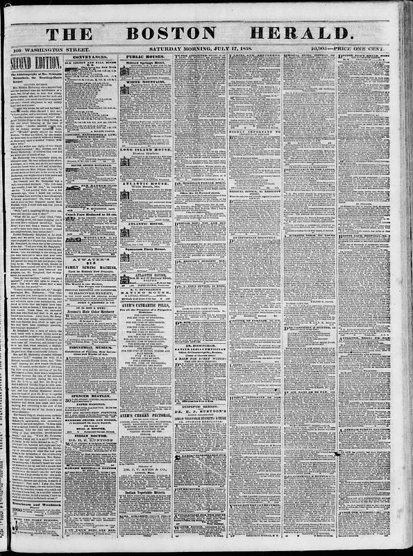 The Boston Herald. July 17, 1858 - Digital Commonwealth