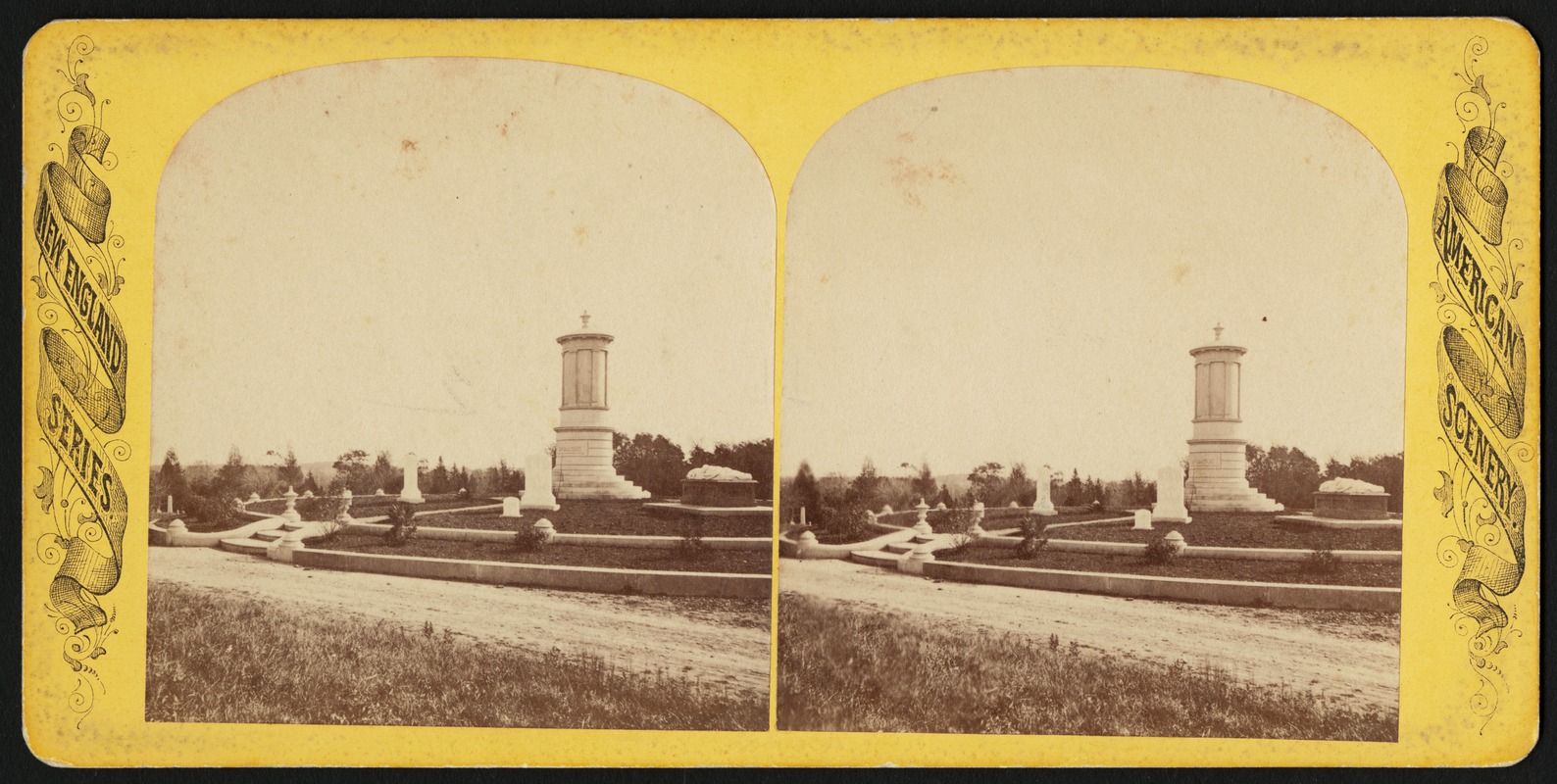 Swan Point Cemetery. Sprague's Monument - Digital Commonwealth