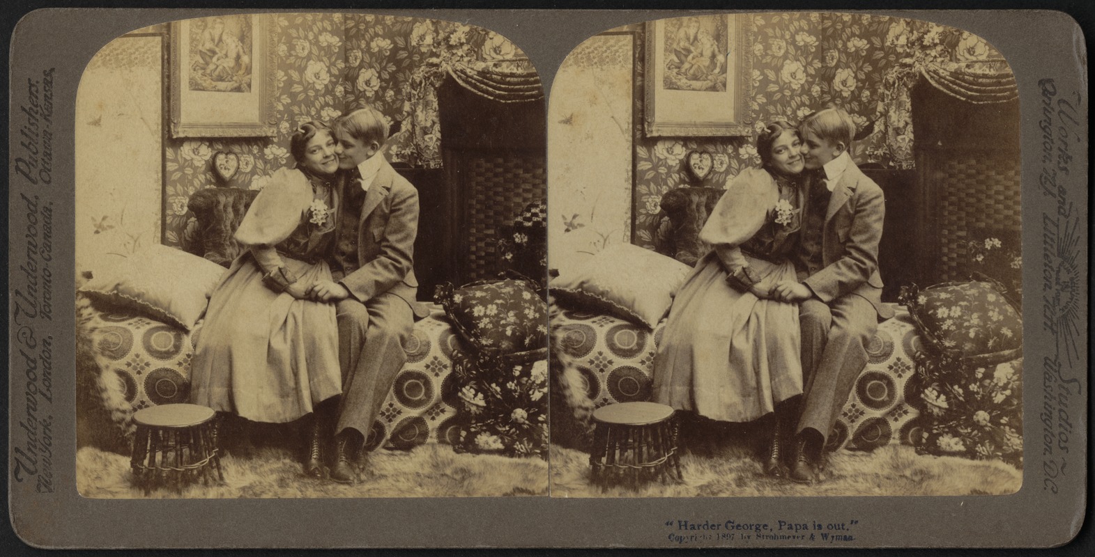 "Harder George, Papa is out" - Digital Commonwealth