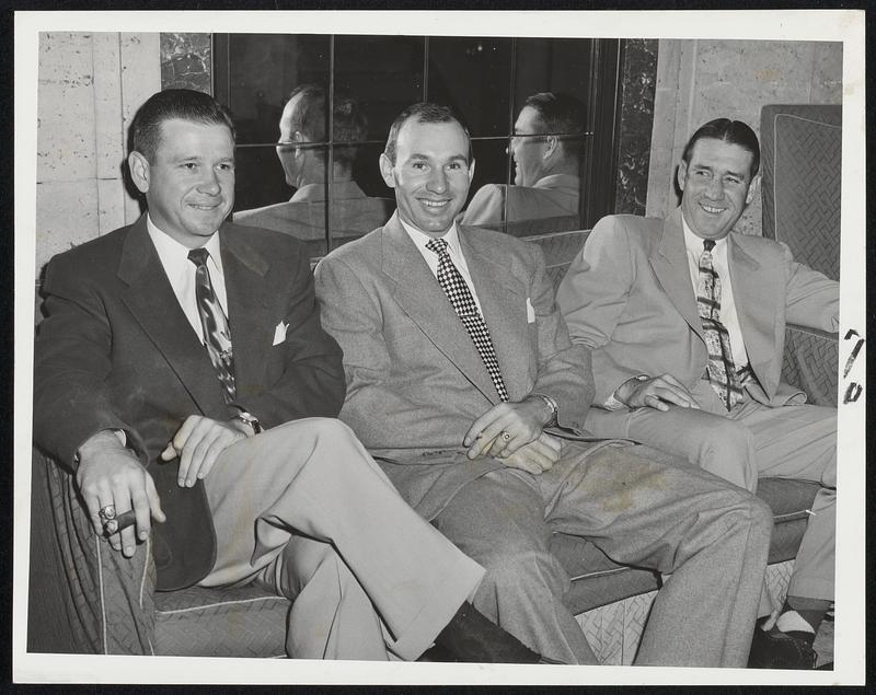 Tigers From Detroit take it easy in the Hotel Kenmore lobby before ...