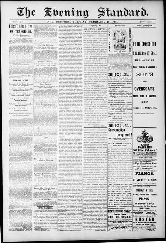Evening Standard. February 02, 1886 - Digital Commonwealth