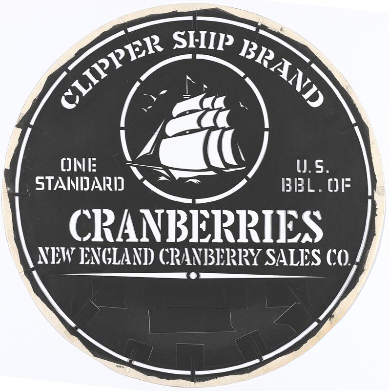 Clipper Ship Brand. One Standard U.S. Bbl. of Cranberries New England ...