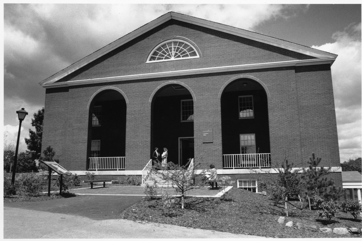 Exterior view of Morison Hall in 1988 - Digital Commonwealth