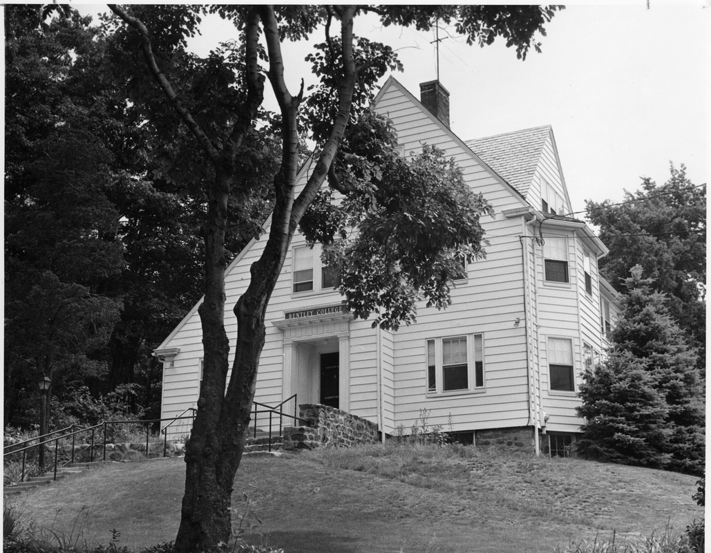 Outside view of Stratton House - Digital Commonwealth
