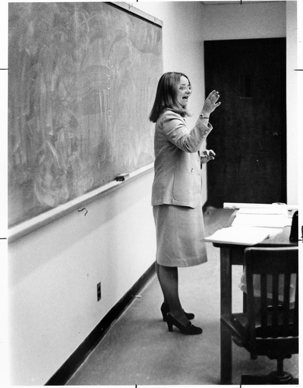 Teacher at chalkboard in Continuing Education classroom - Digital ...